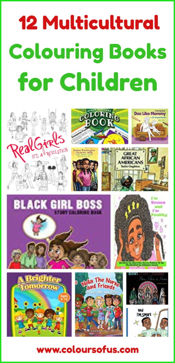12 Multicultural Colouring Books for Children - Colours of Us