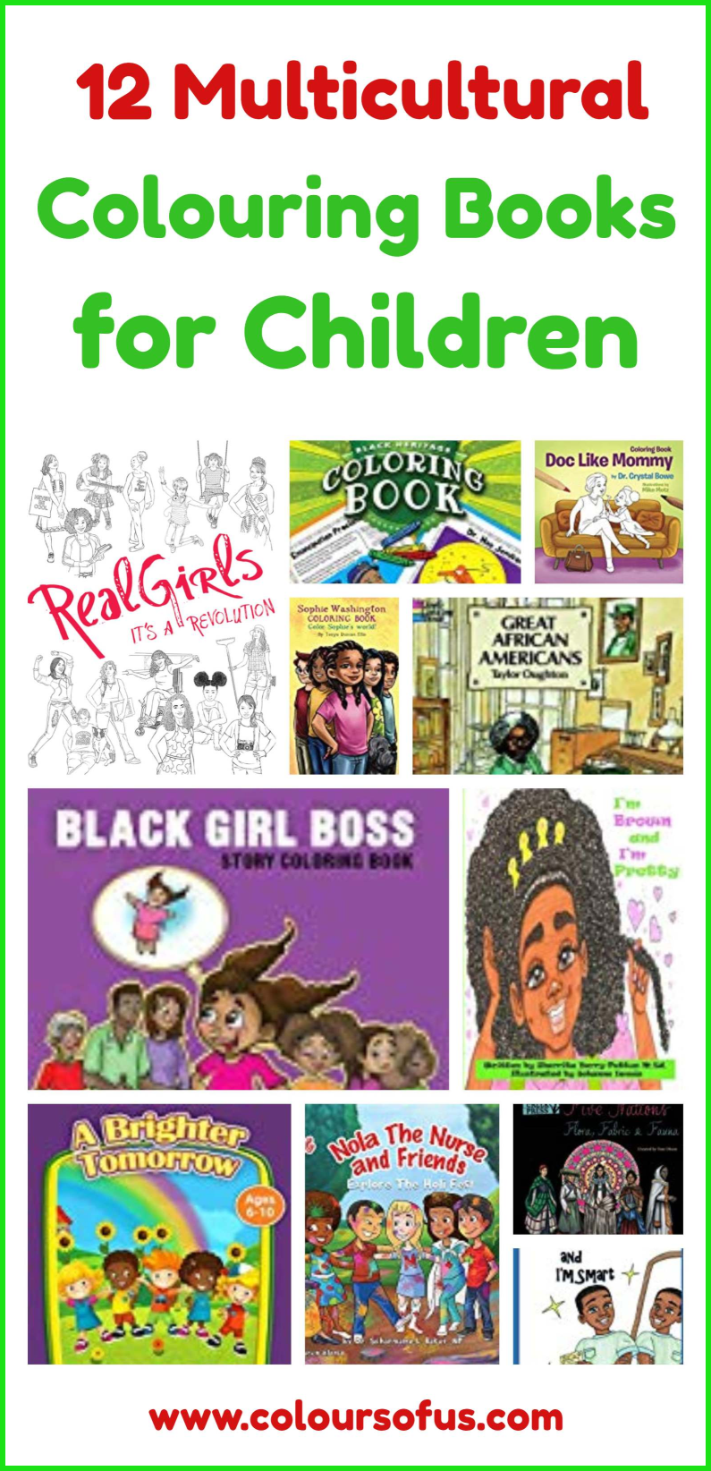 12 Multicultural Colouring Books for Children - Colours of Us