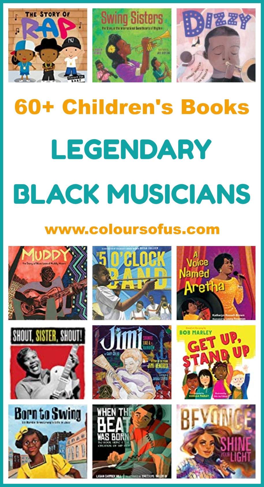 60+ Children's Books About Legendary Black Musicians - Colours of Us