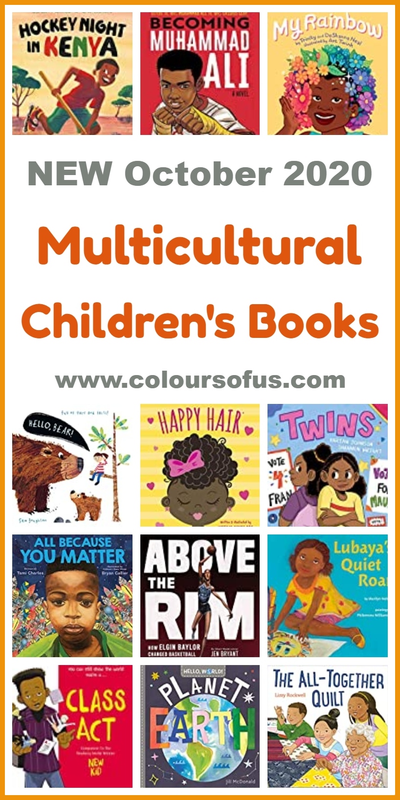 NEW Multicultural Children's Books October 2020 - Colours of Us