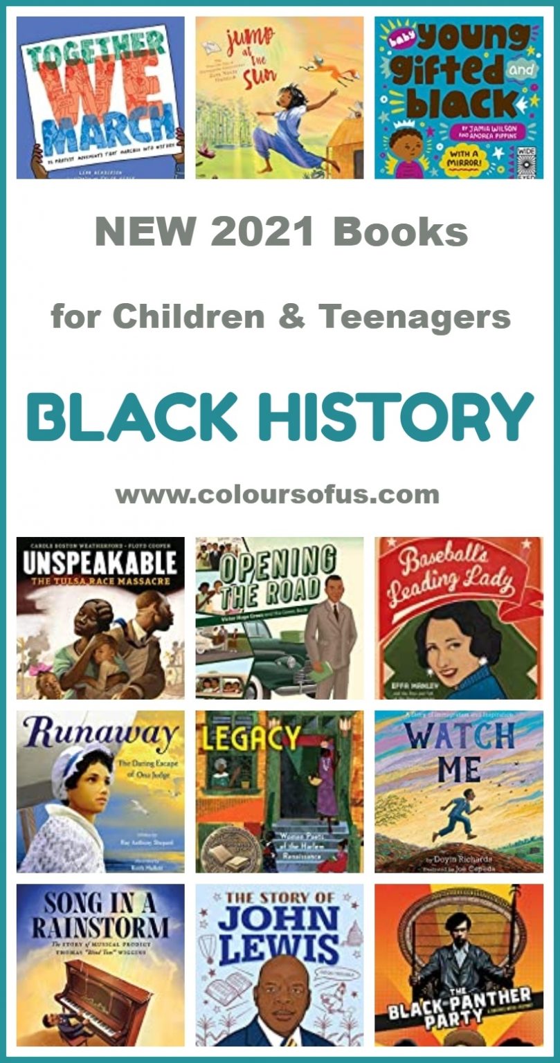 NEW 2021 Black History Books For Children & Teenagers - Colours of Us